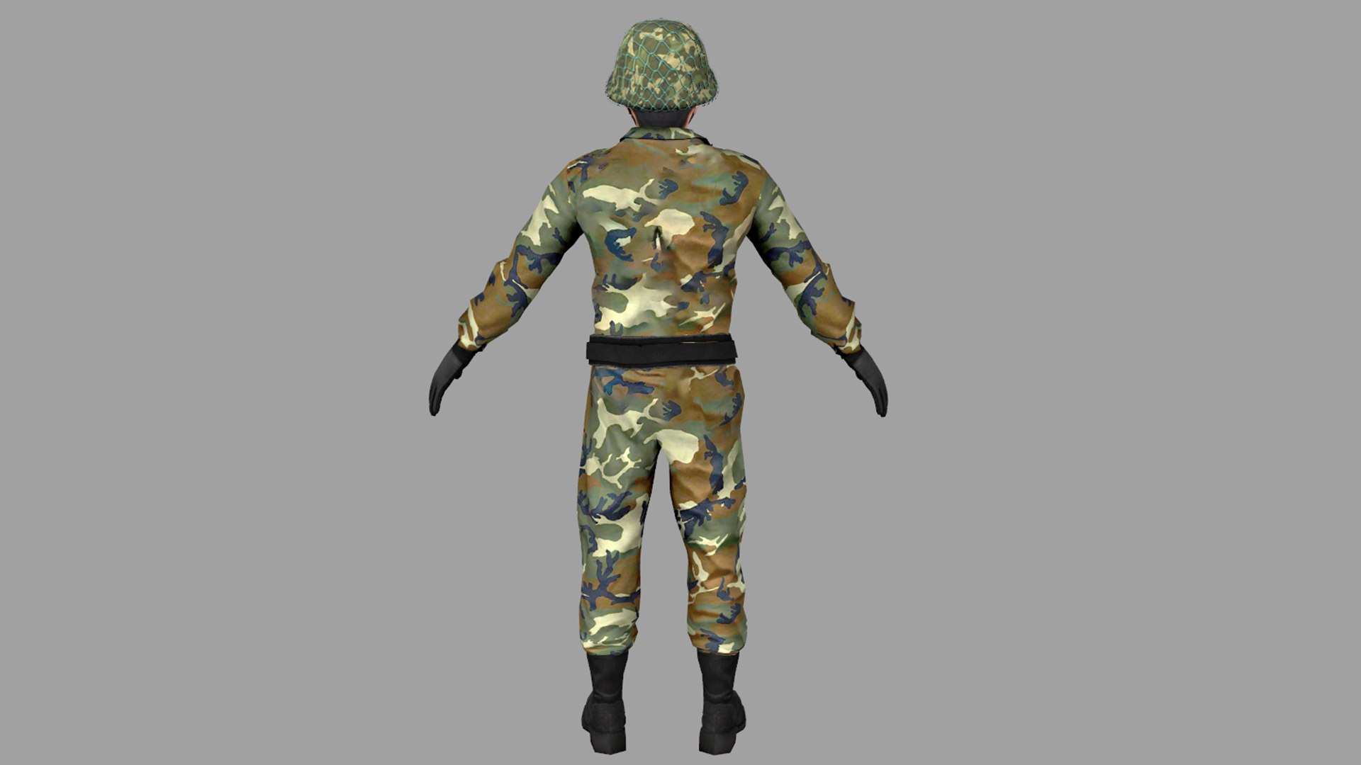 3D INDIAN RIGGED ARMY CHARACTER 1 - TurboSquid 2118733