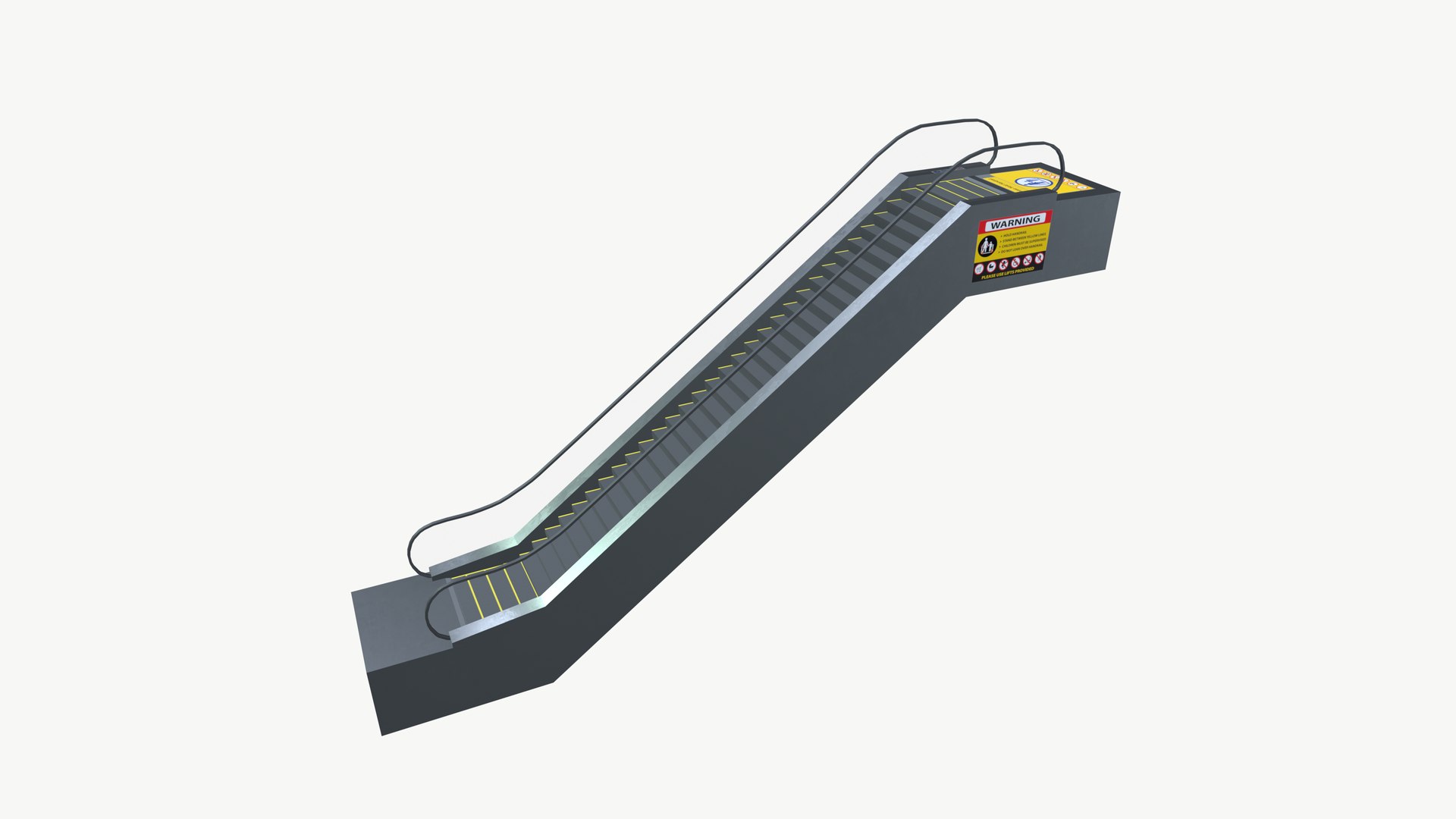 Escalator 3D - TurboSquid 2337331