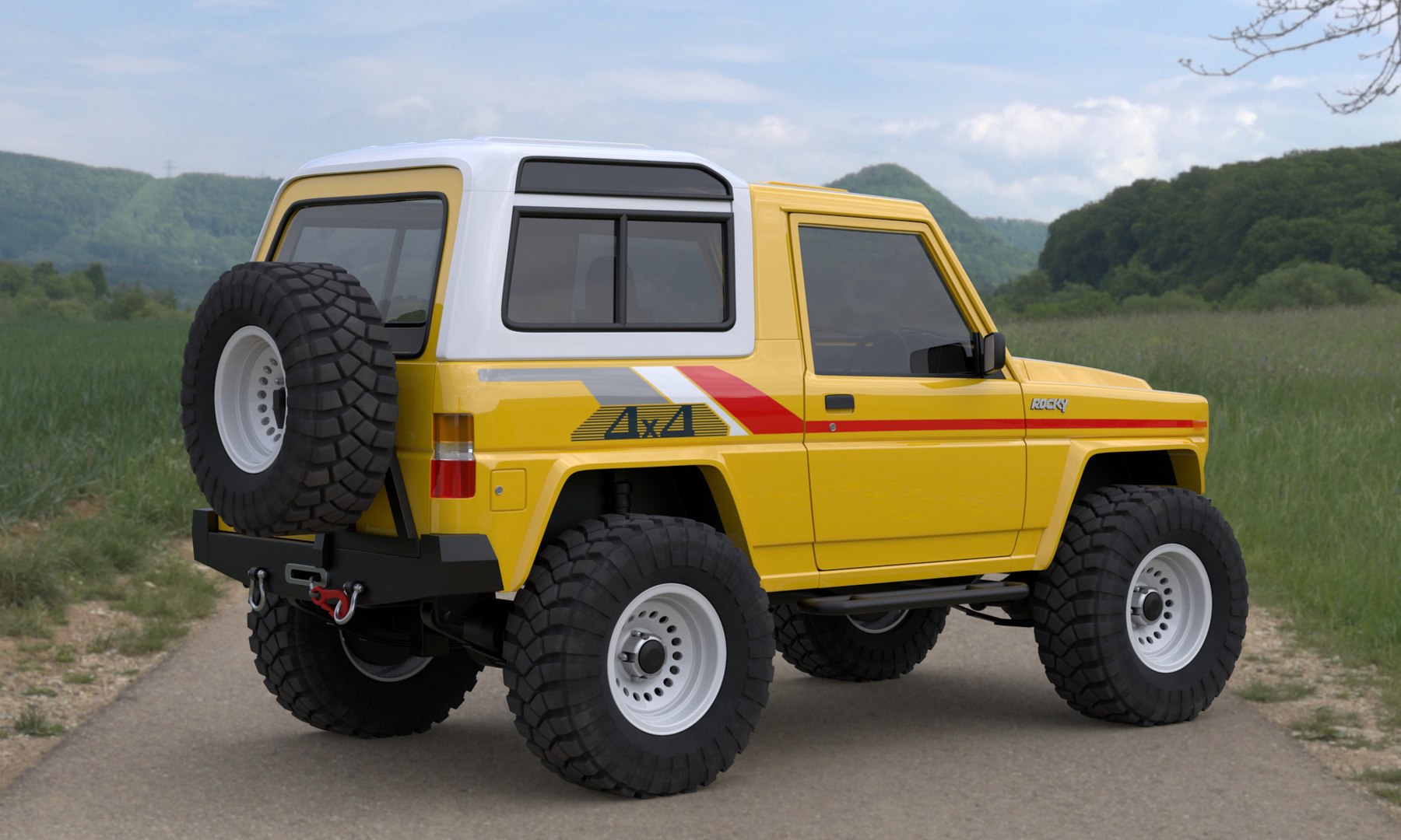 3D Daihatsu Rocky F75 3D Model 3D Model Model - TurboSquid 2273019