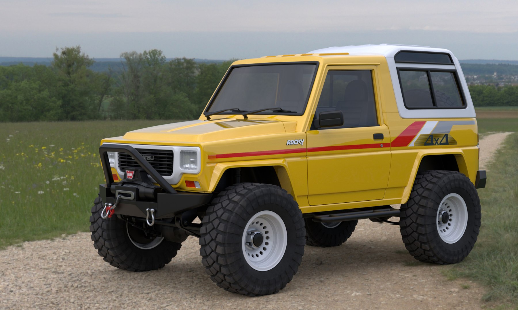 3D Daihatsu Rocky F75 3D Model 3D Model Model - TurboSquid 2273019