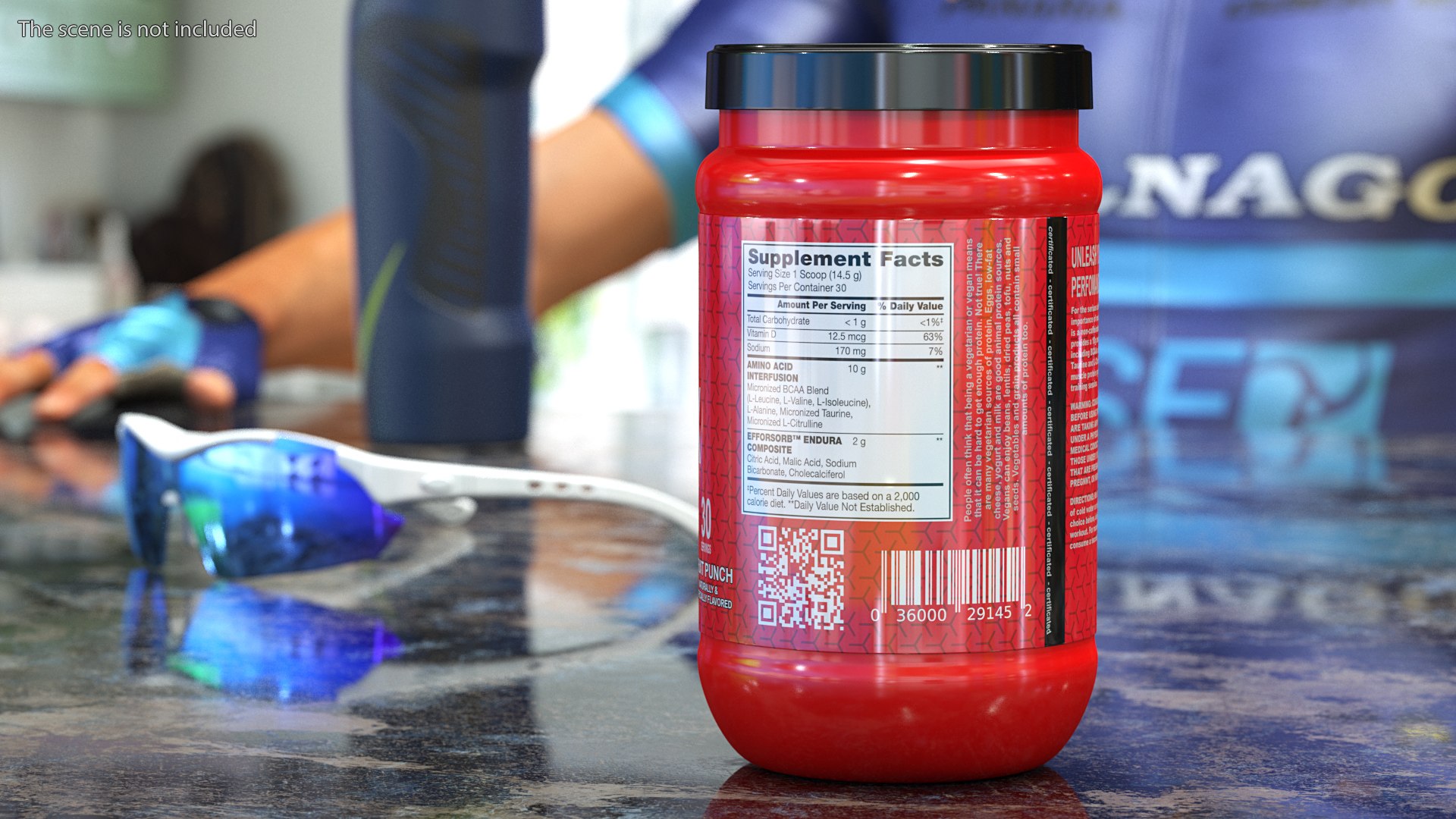 3D BSN Amino X Muscle Recovery Powder With BCAAs Model - TurboSquid 1768459