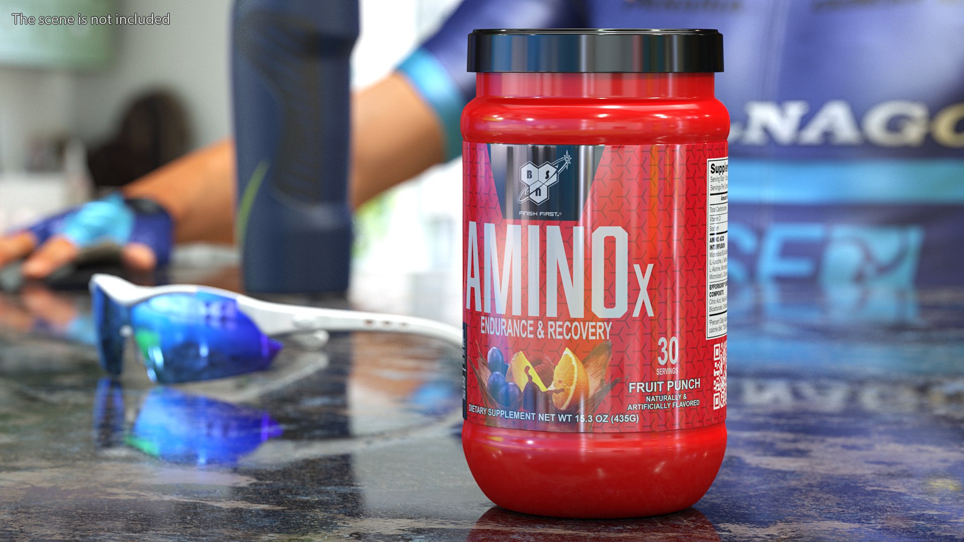 3D BSN Amino X Muscle Recovery Powder With BCAAs Model - TurboSquid 1768459