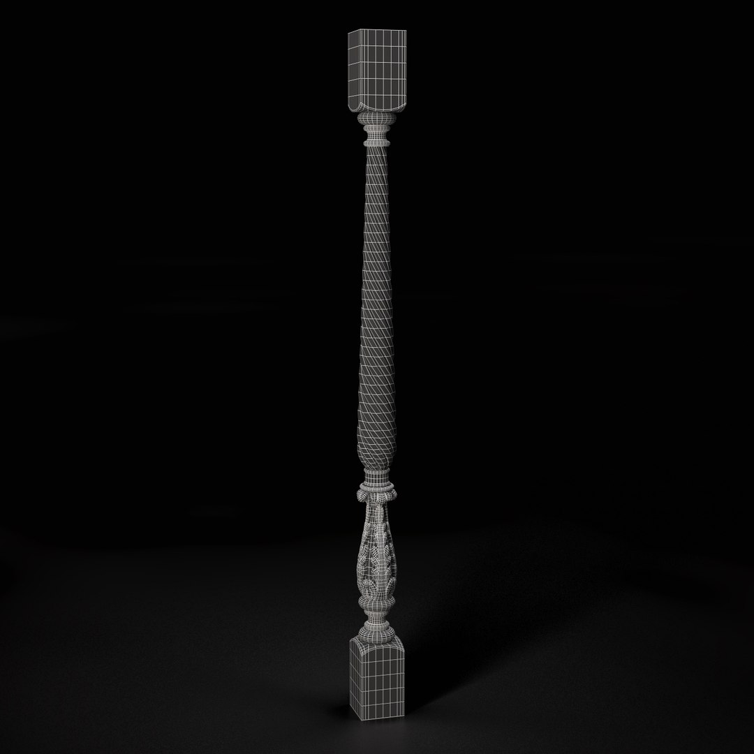 High-quality Baluster 3D Model - TurboSquid 1247840