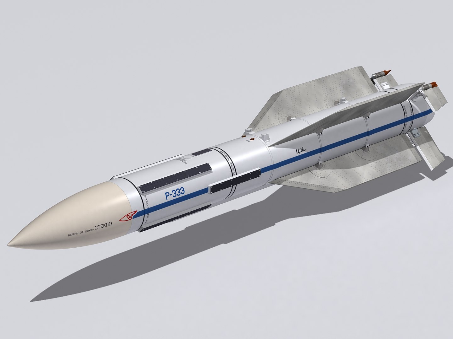 3d Model R-33 Missile