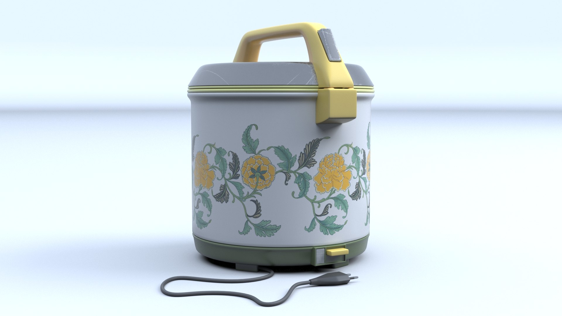 Rice Cooker Vintage 3D model - TurboSquid 2067198