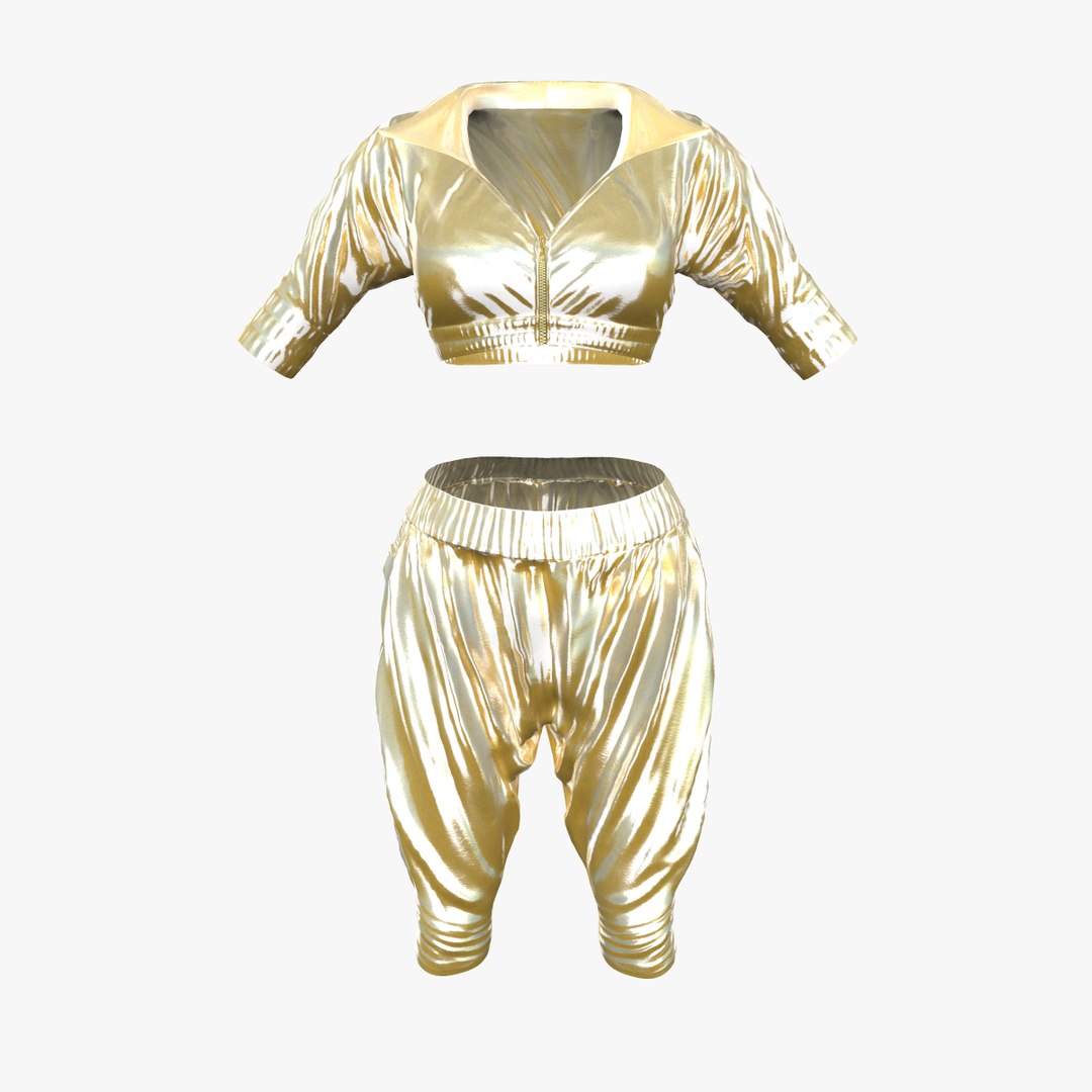 3D Shiny RnB Outfit Model - TurboSquid 1795176