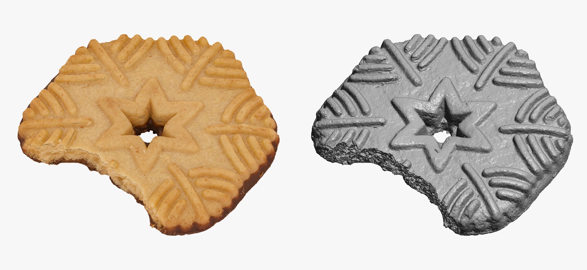 Biscuit Chocolate Scan 3D Model - TurboSquid 1683154