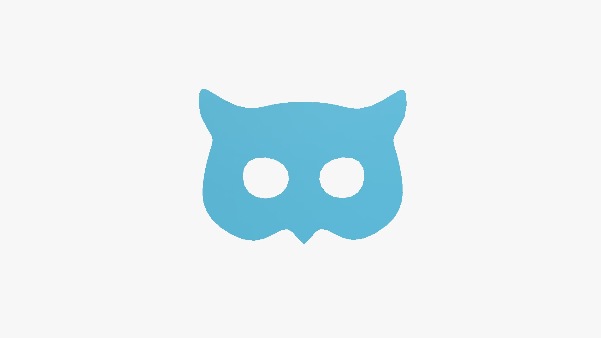 3D Owl Mask Paper 03 - Character Design Fashion - TurboSquid 2386347