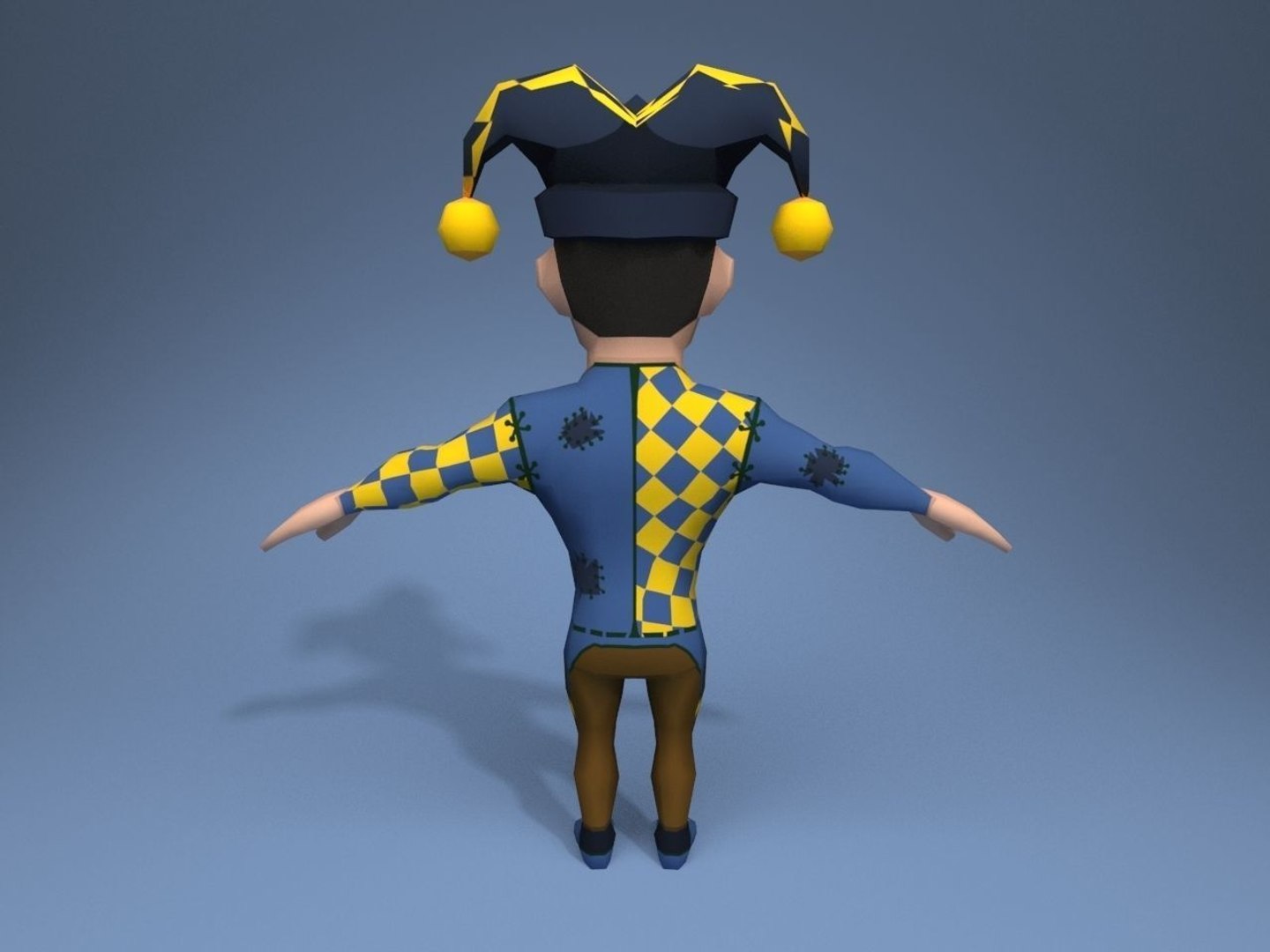 Medieval Character Jester 02 3D Model - TurboSquid 1193471