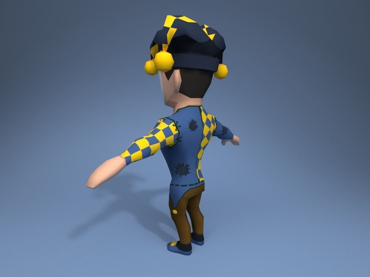 Medieval Character Jester 02 3D Model - TurboSquid 1193471
