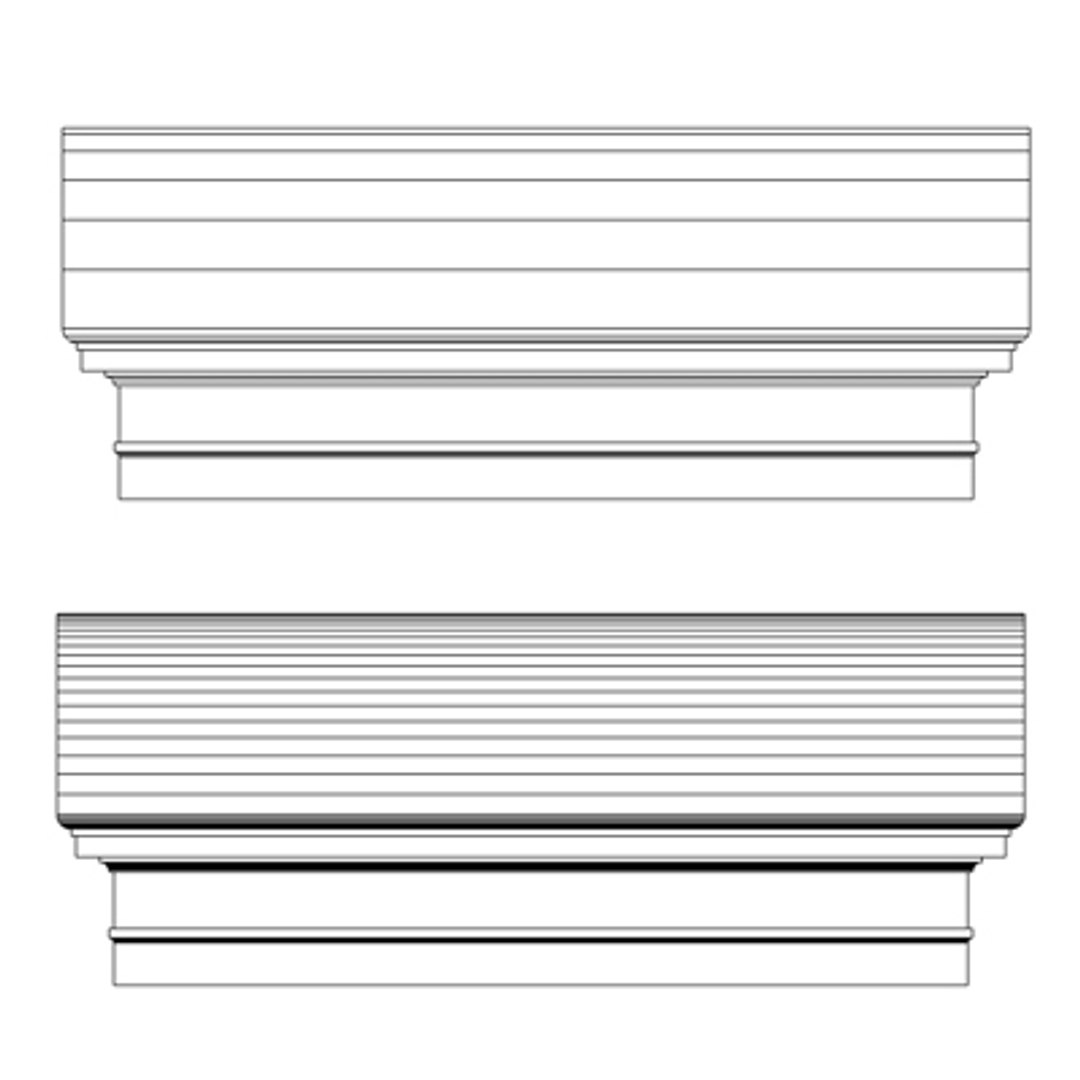 maya pediment architrave roman tuscan