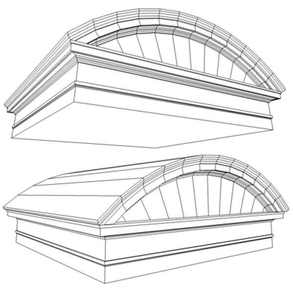 maya pediment architrave roman tuscan