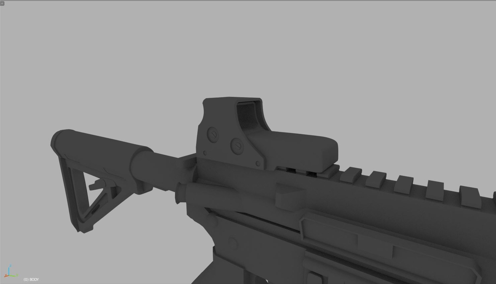 3d Fbx M4 Custom