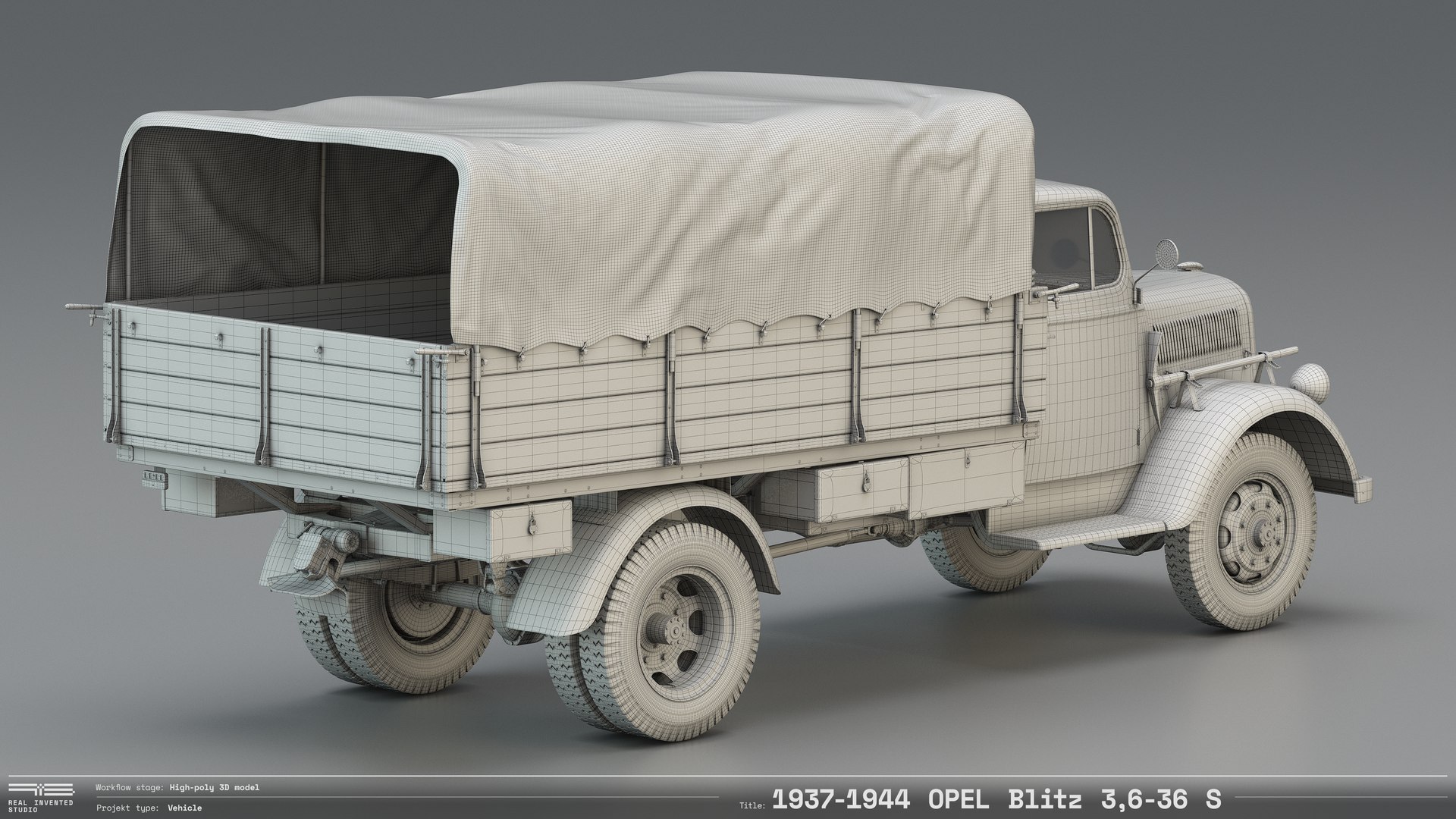 Opel Blitz 3D Model - TurboSquid 2278514