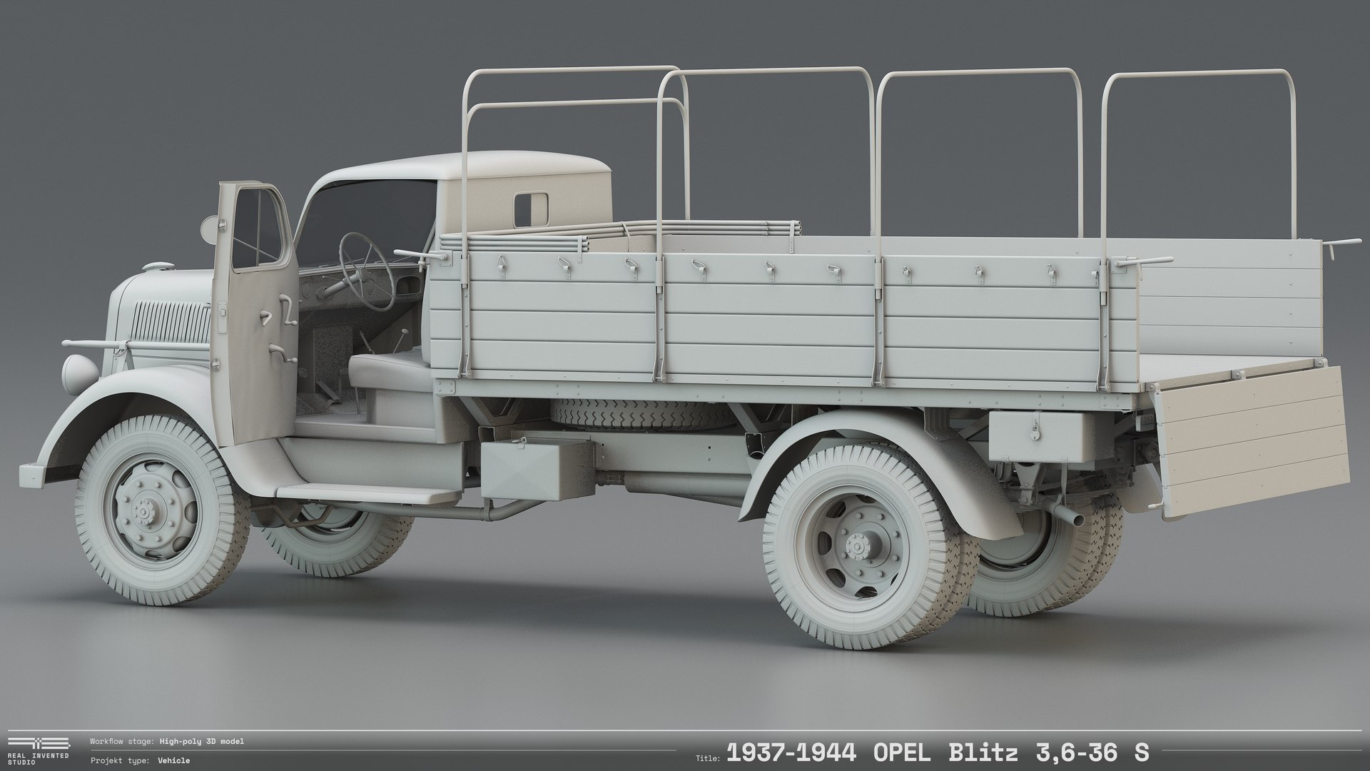 Opel Blitz 3D Model - TurboSquid 2278514
