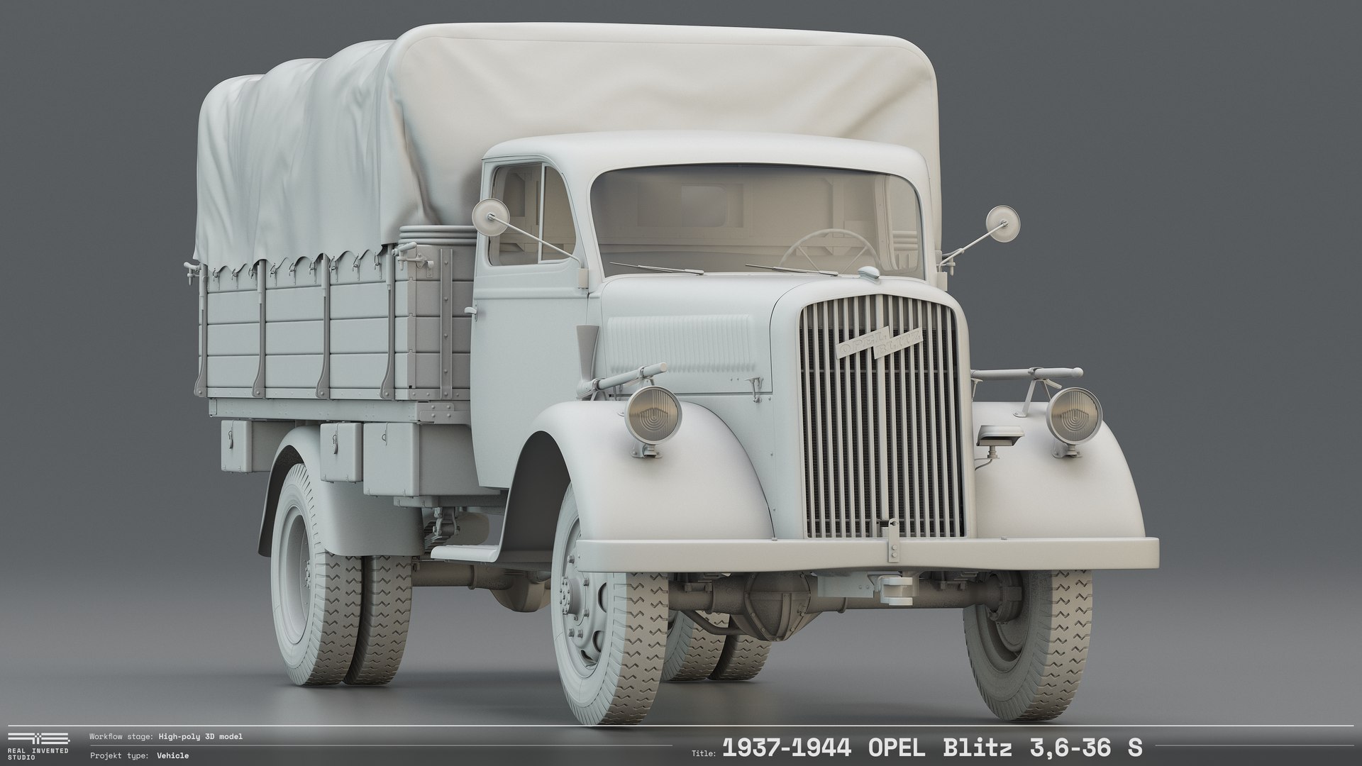 Opel Blitz 3D Model - TurboSquid 2278514