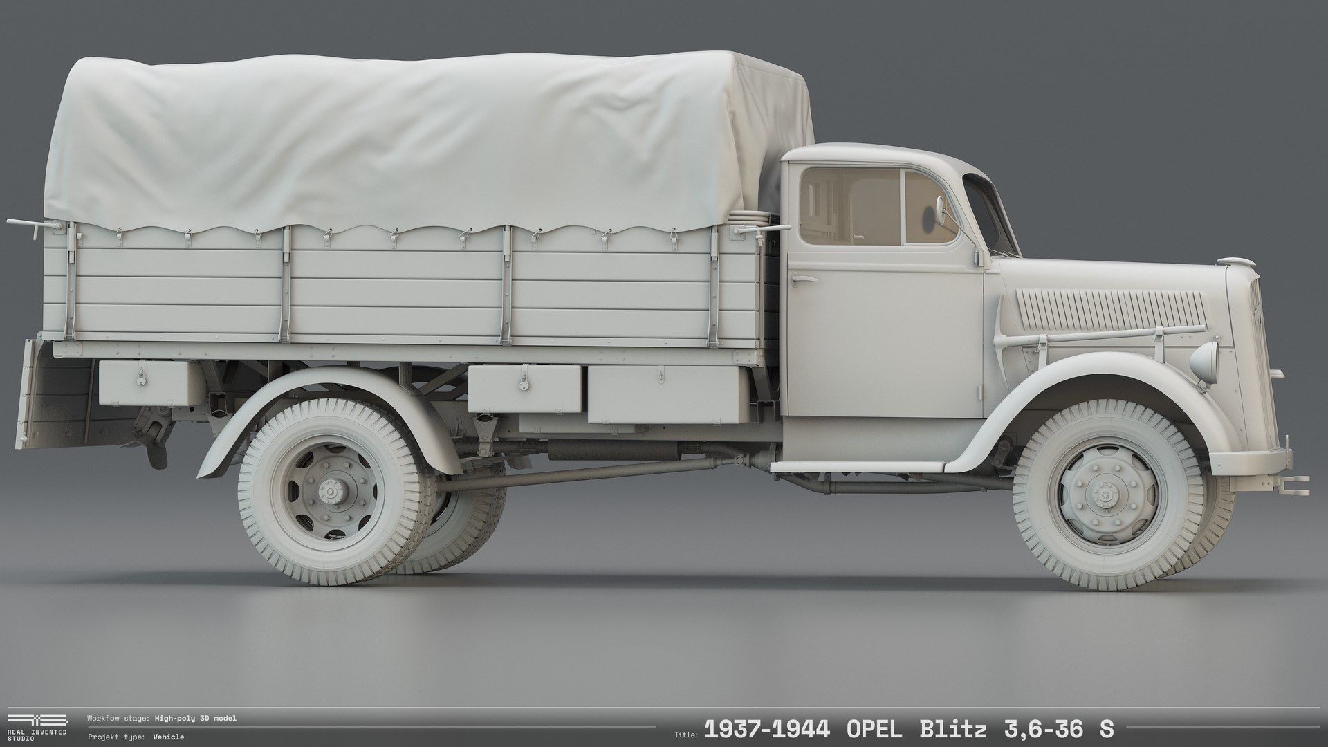 Opel Blitz 3D Model - TurboSquid 2278514