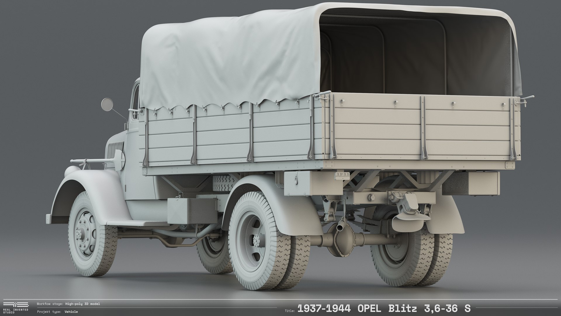 Opel Blitz 3D Model - TurboSquid 2278514