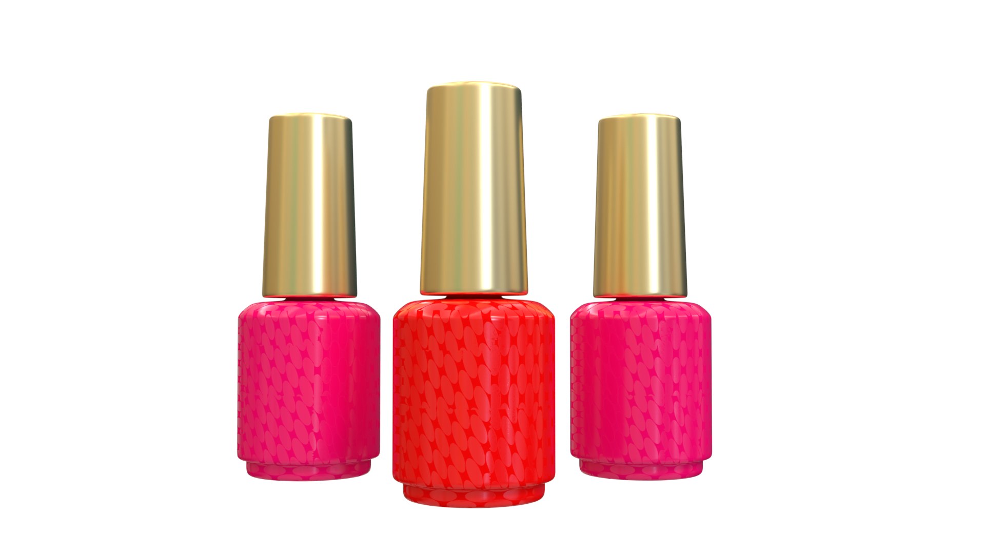 3D Nail Polish Bottle With 3D Mockup Model - TurboSquid 2090414