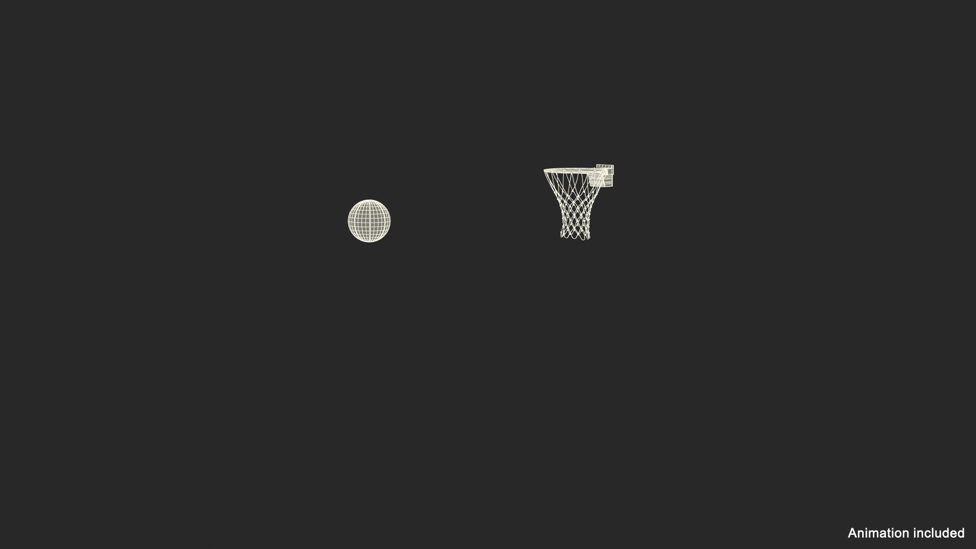 Basketball Ball Falls Hoop 3D - TurboSquid 1500015