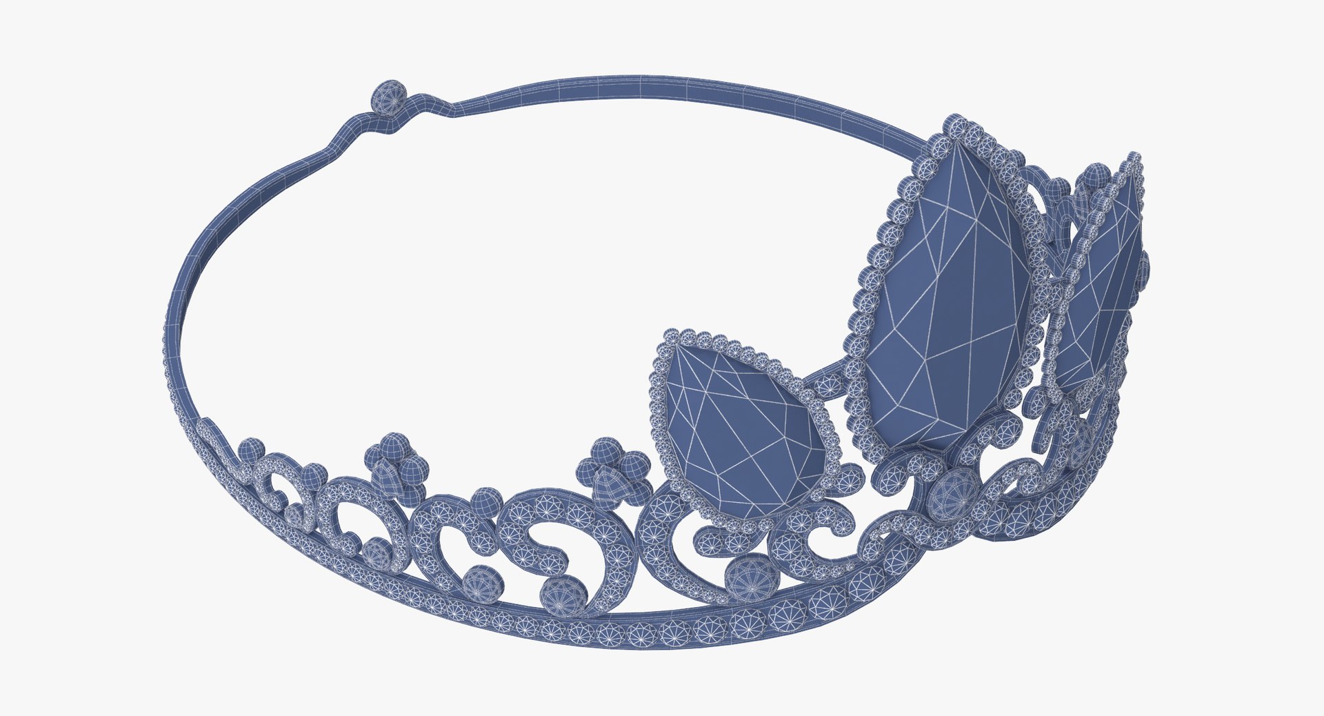 3d Model Rapunzel S Tiara