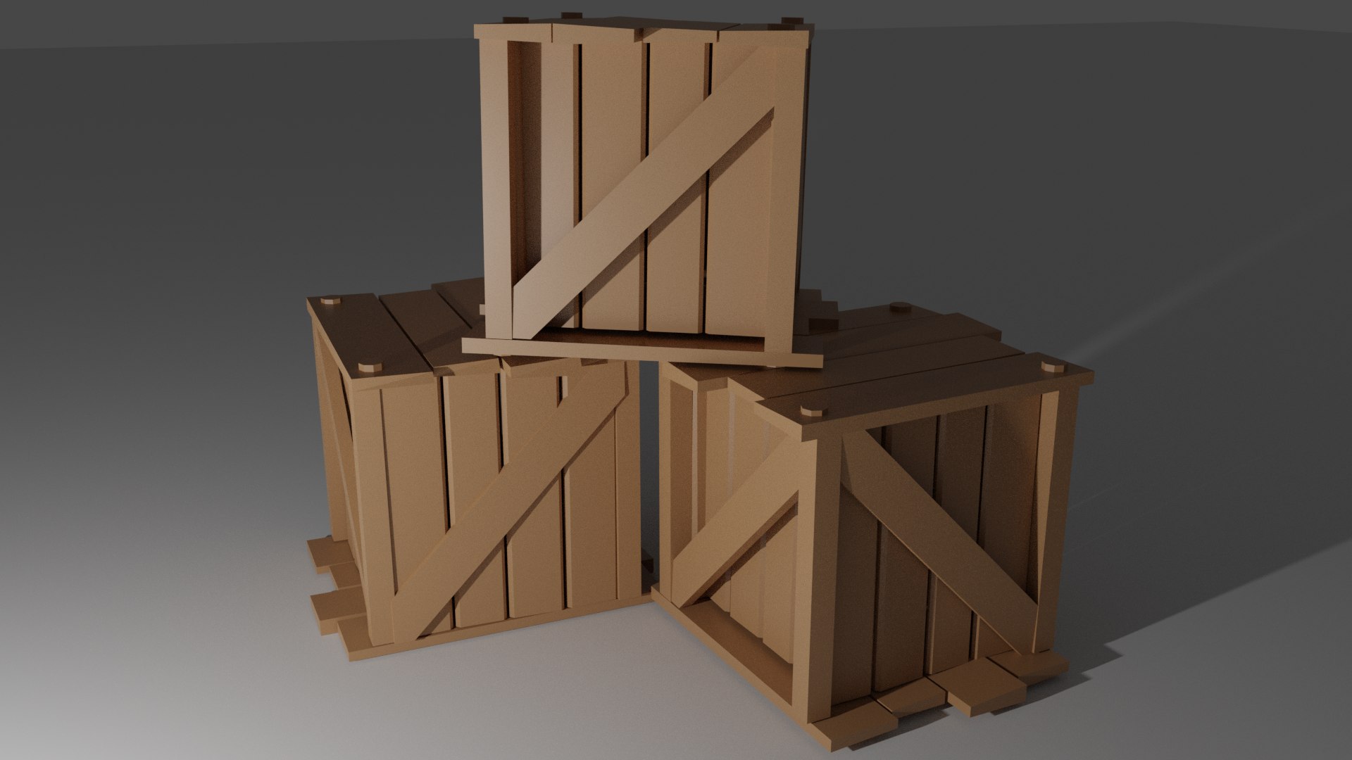 Wood Crate 3D Model - TurboSquid 2195615