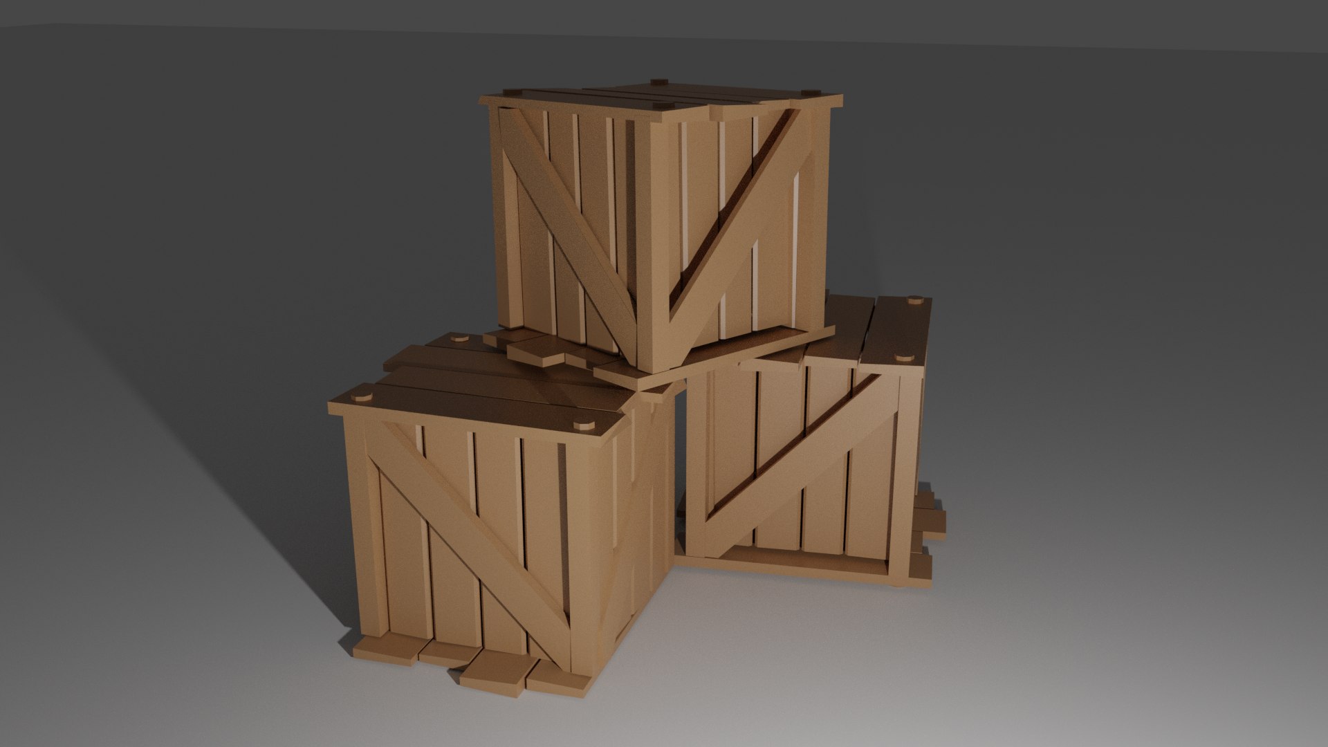 Wood Crate 3D Model - TurboSquid 2195615