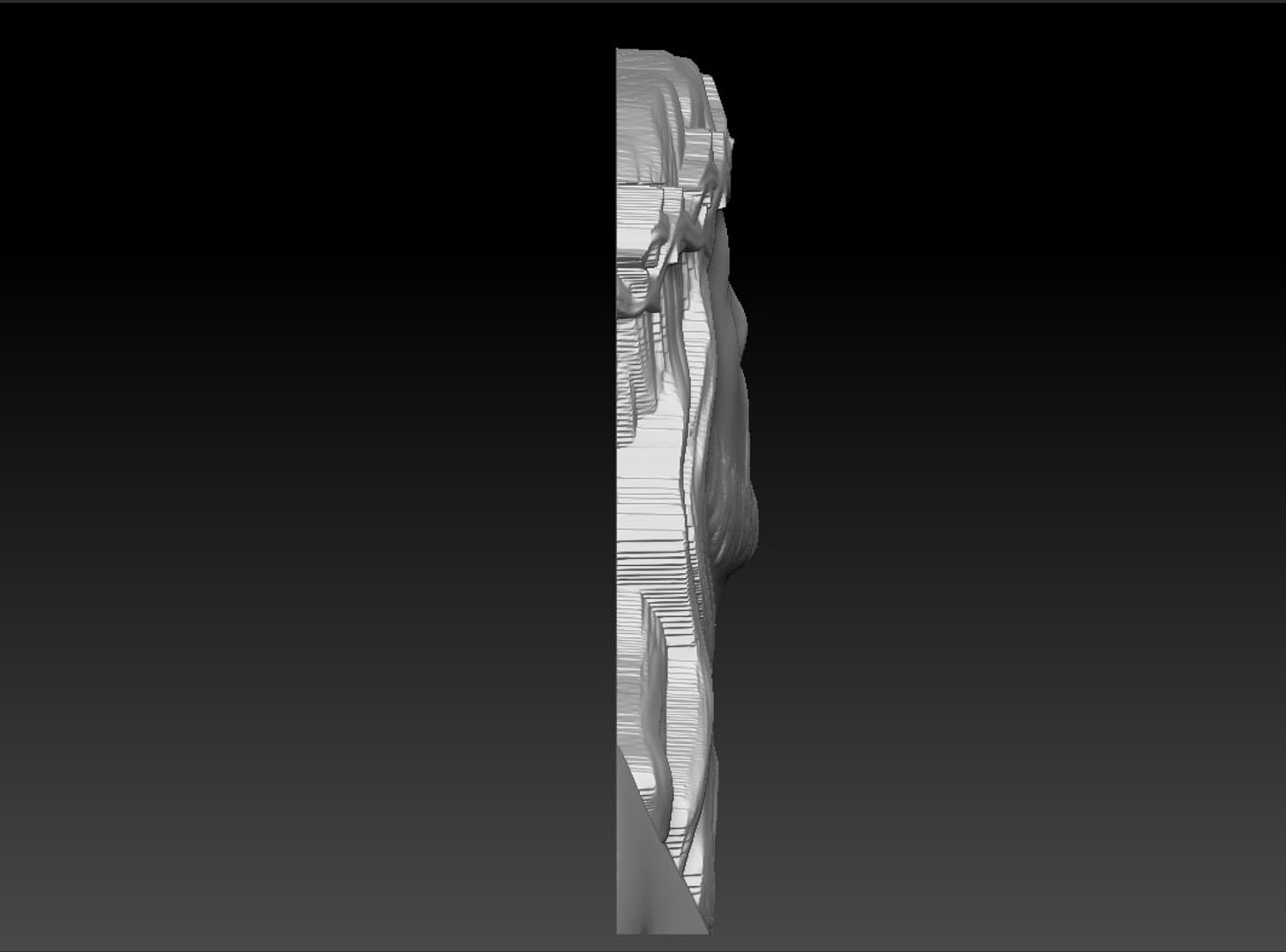 maya jesus relief cnc
