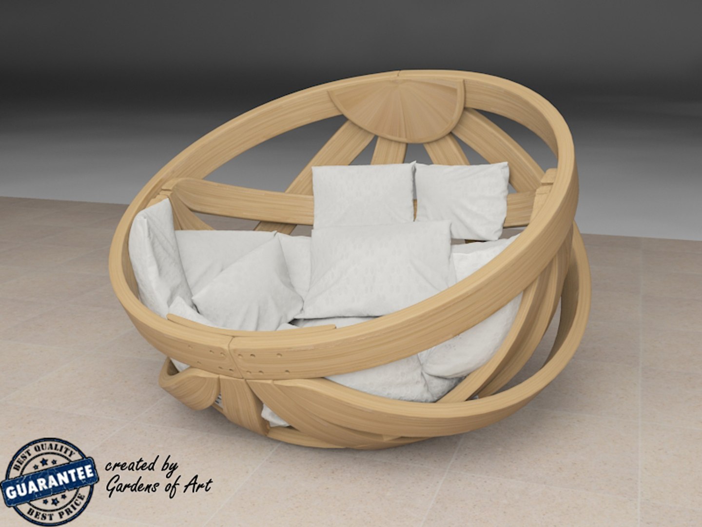 3d chair bed