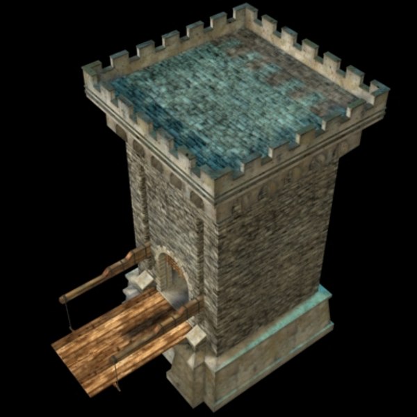 gatehouse drachmeister castle 3d model