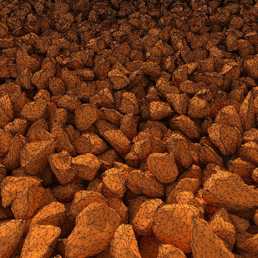 Stone Gravel Model - TurboSquid 1482472