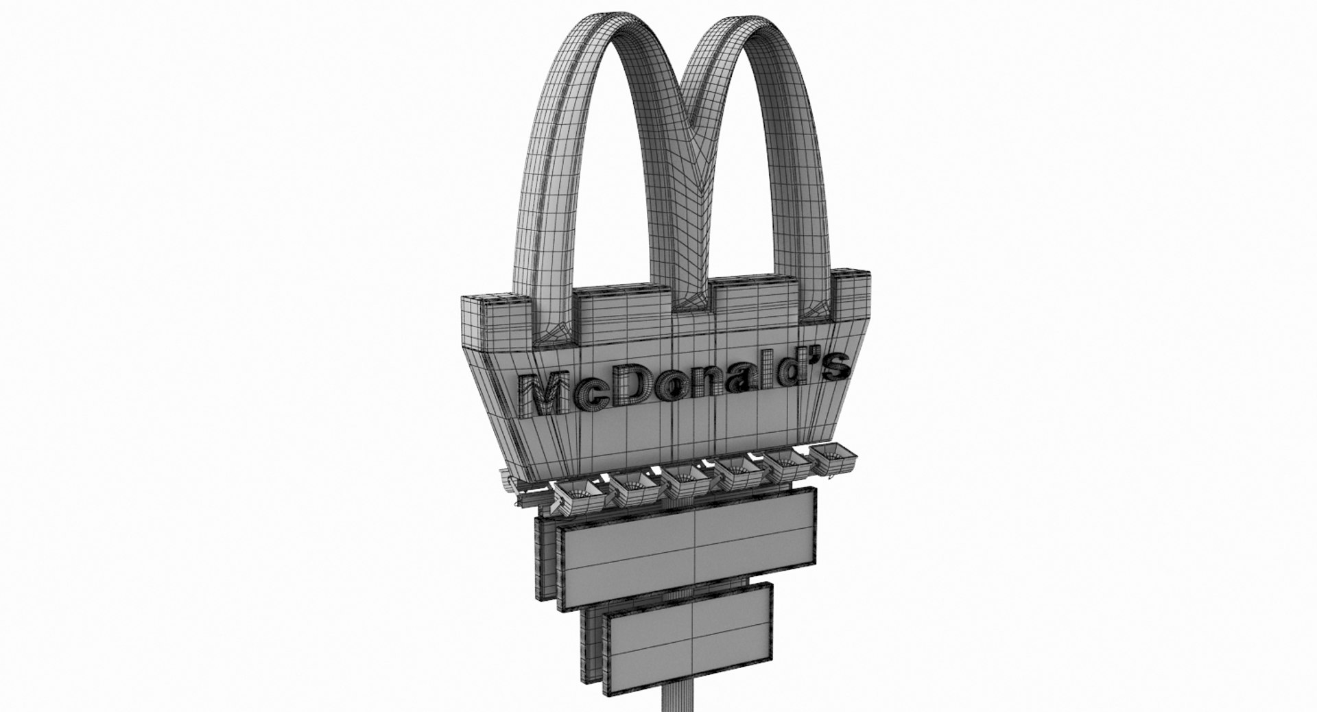 Mcdonald Sign 3D Model - TurboSquid 1369911