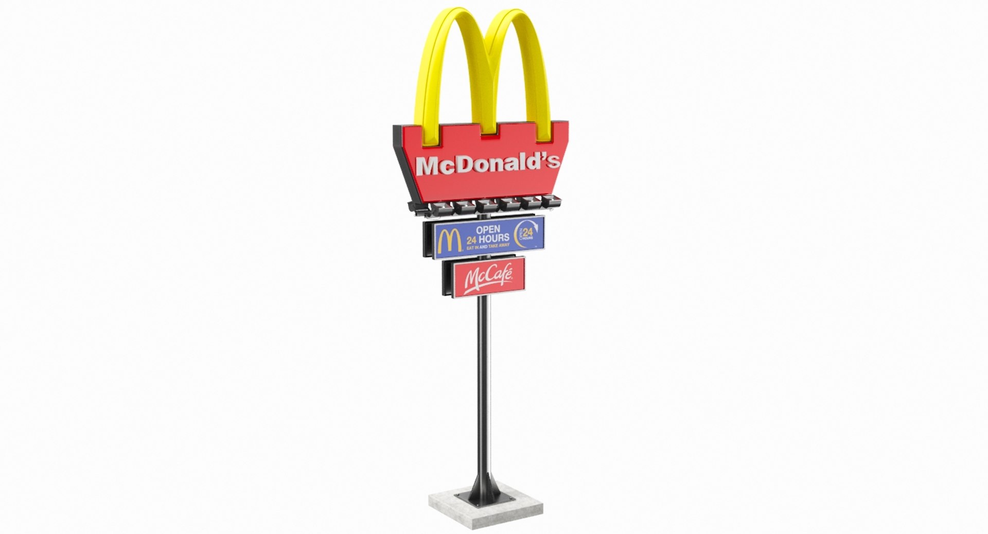 Mcdonald Sign 3D Model - TurboSquid 1369911