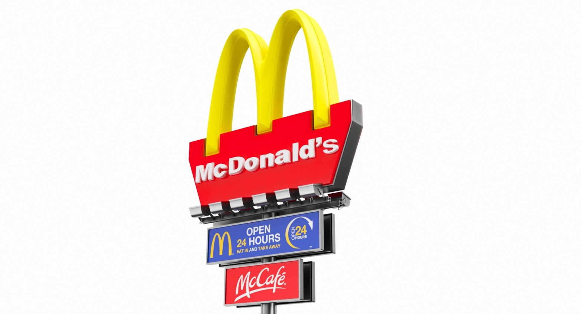 Mcdonald Sign 3D Model - TurboSquid 1369911
