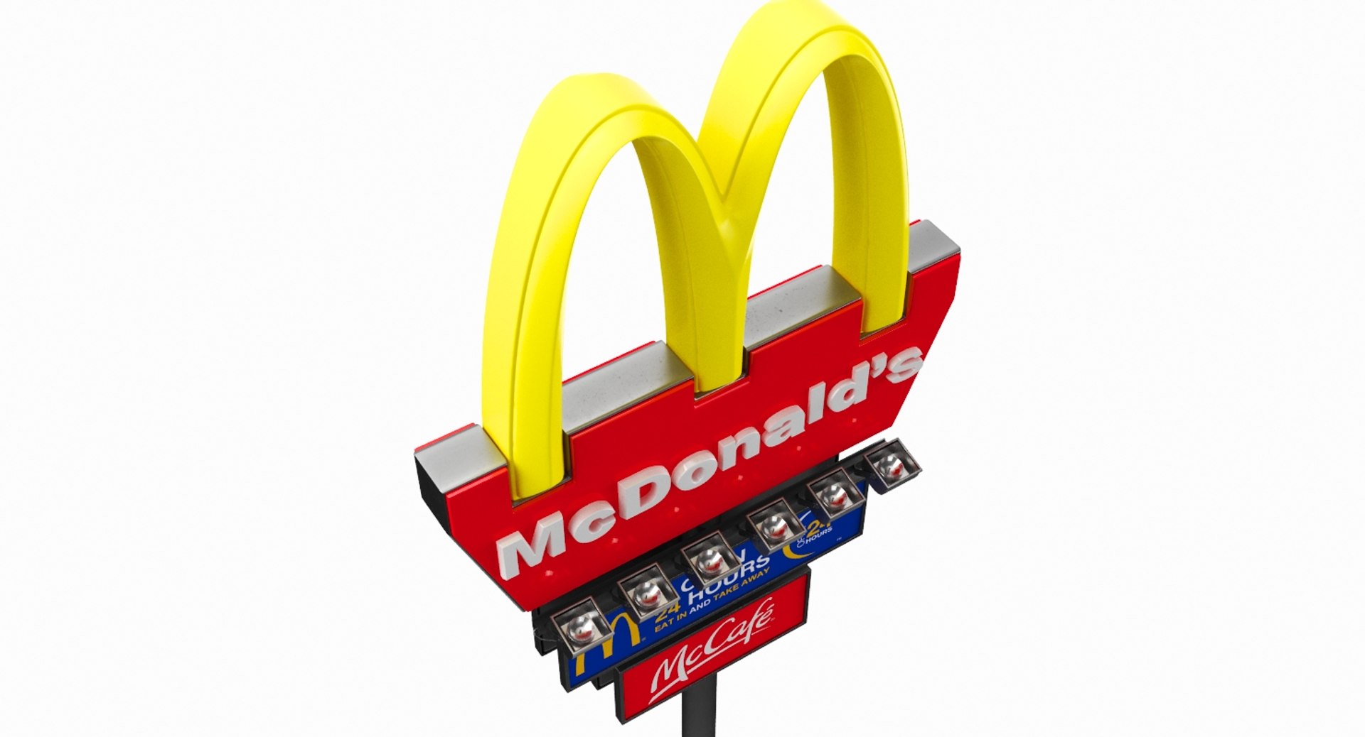 Mcdonald Sign 3D Model - TurboSquid 1369911