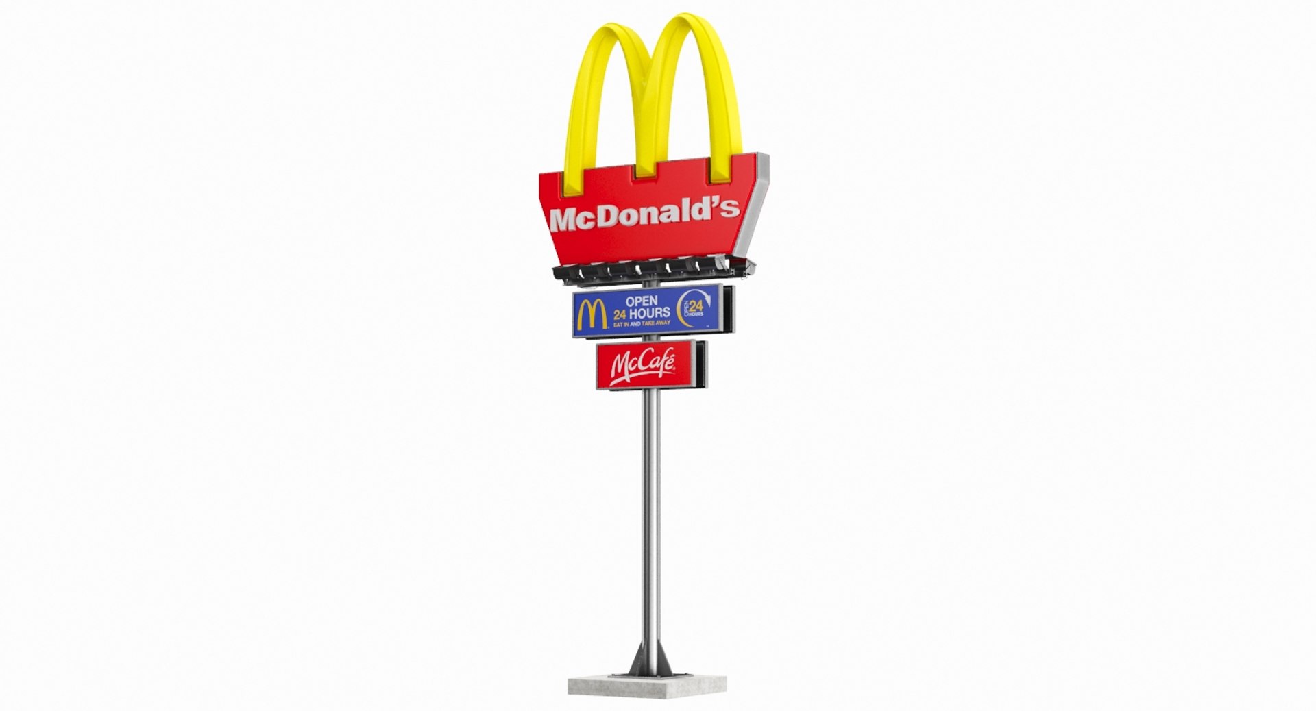 Mcdonald Sign 3D Model - TurboSquid 1369911