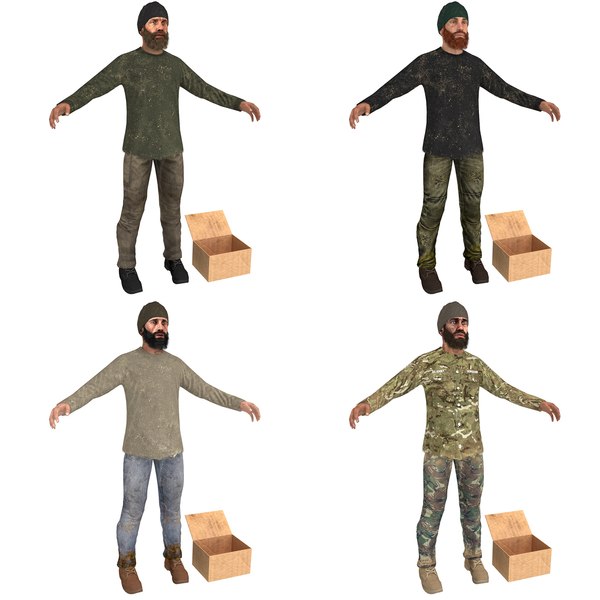 3D Homeless Models | TurboSquid