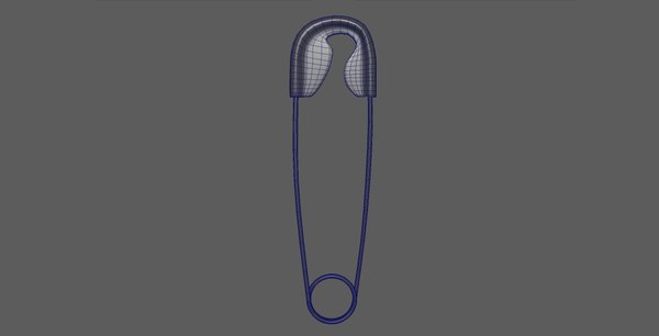Safety pin 3D model - TurboSquid 1626486