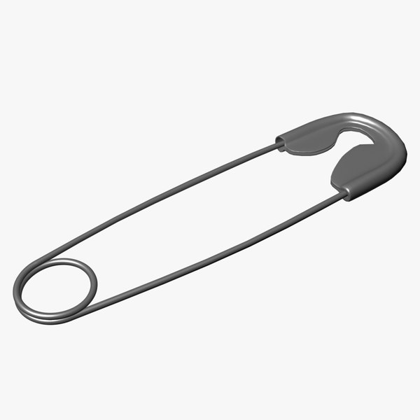 Safety pin 3D model - TurboSquid 1626486