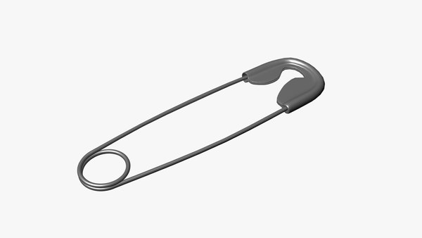 Safety pin 3D model - TurboSquid 1626486