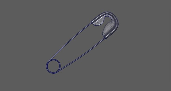 Safety pin 3D model - TurboSquid 1626486
