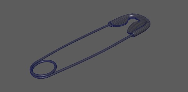 Safety pin 3D model - TurboSquid 1626486