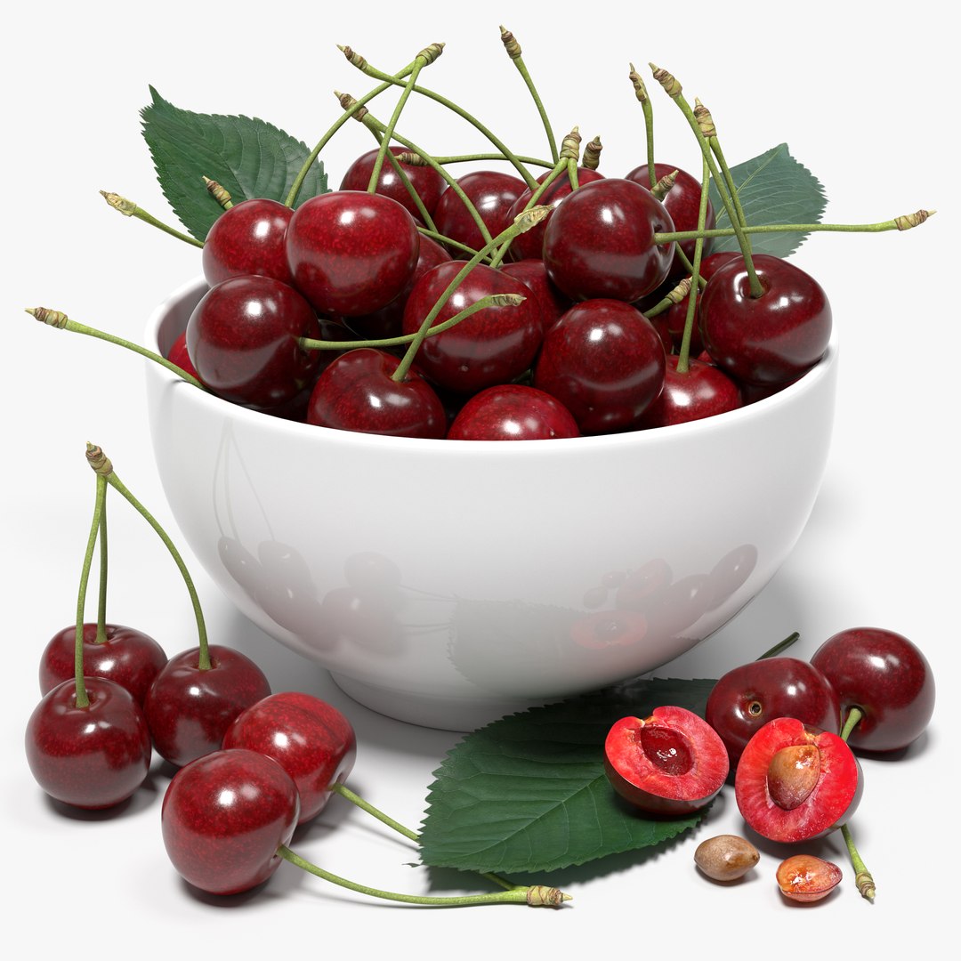 Cherries Model - TurboSquid 2093561