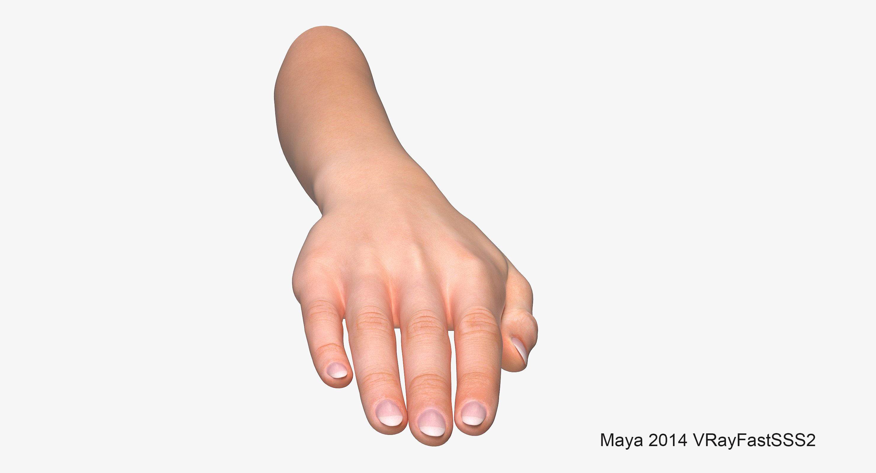 Female arm pose c 3D model - TurboSquid 1188045