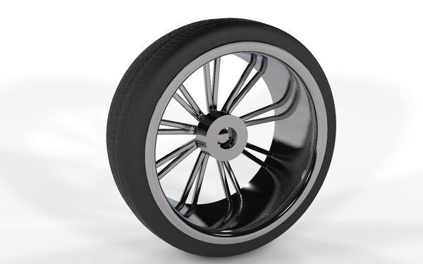 free wheel rim 3d model