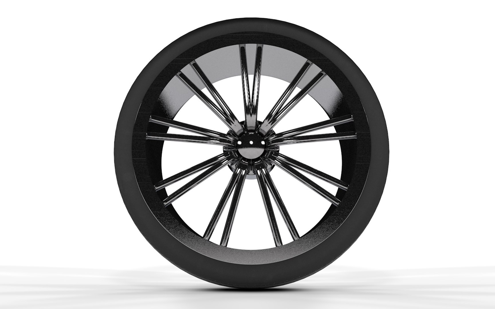 Free Wheel Rim 3d Model