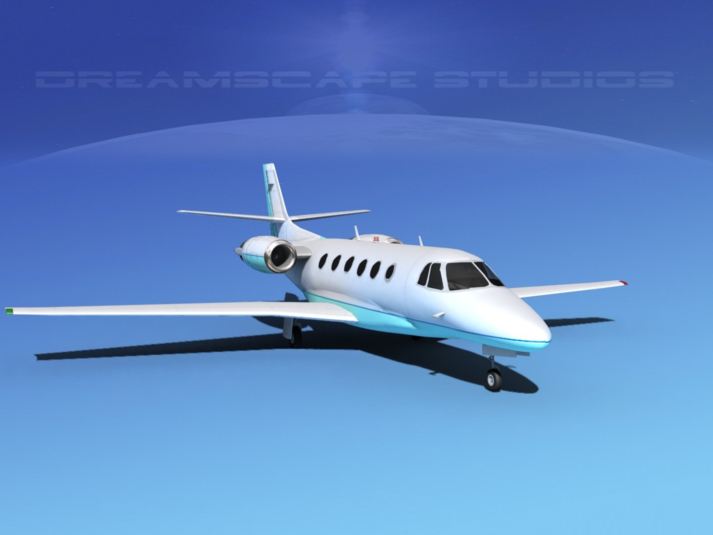 3d scale cessna citation xls model