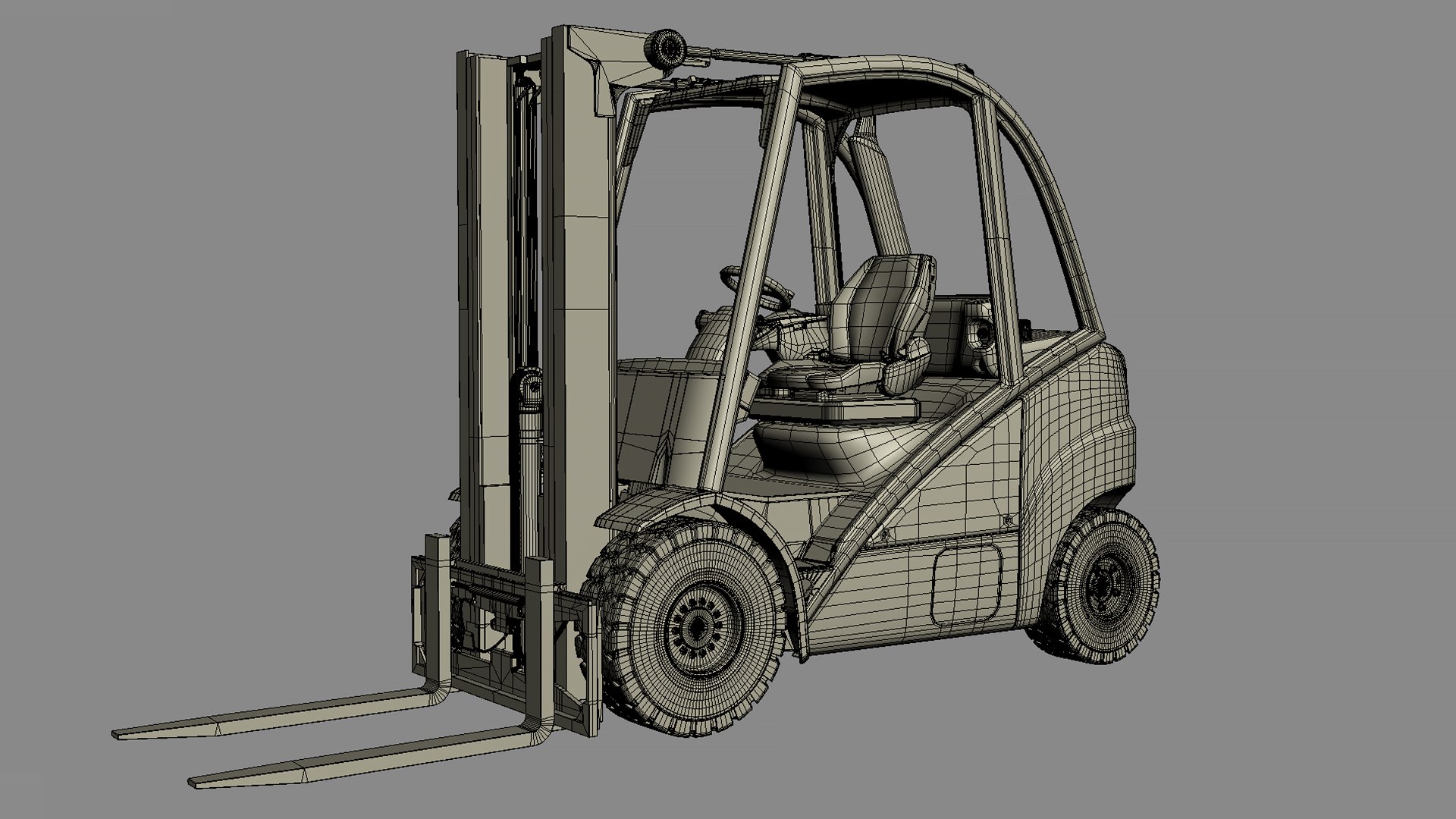 Electric Forklift Linde E30 3D Model - TurboSquid 1608054
