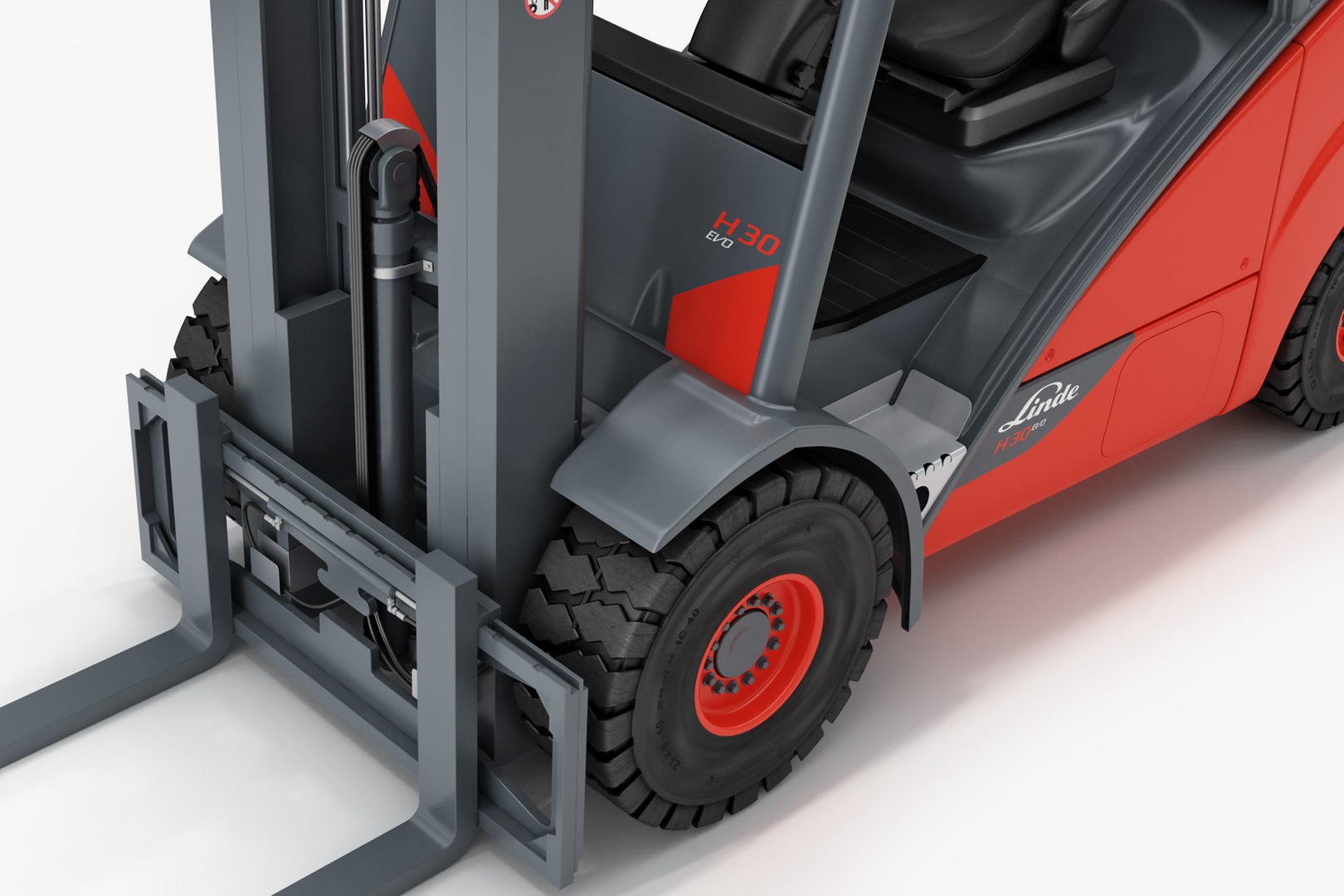 Electric Forklift Linde E30 3D Model - TurboSquid 1608054