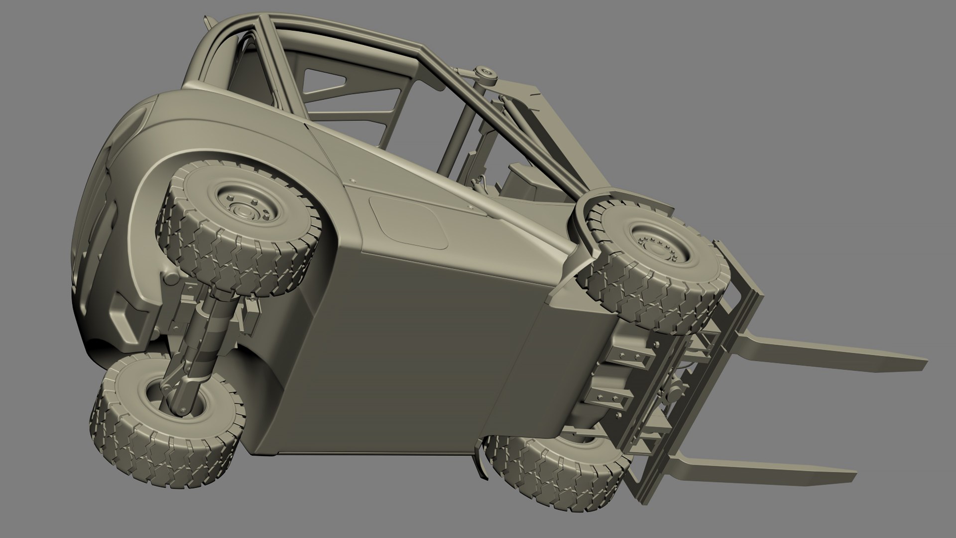 Electric forklift linde e30 3D model - TurboSquid 1608054